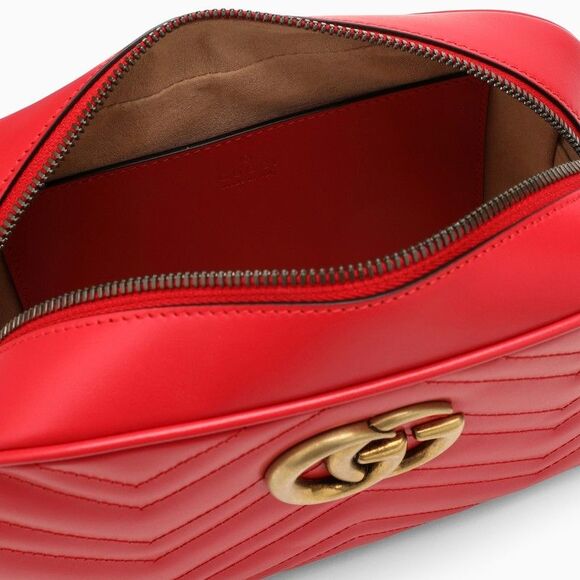 Gucci | Bags | Gucci Gg Marmont Red Camerabag | Poshmark